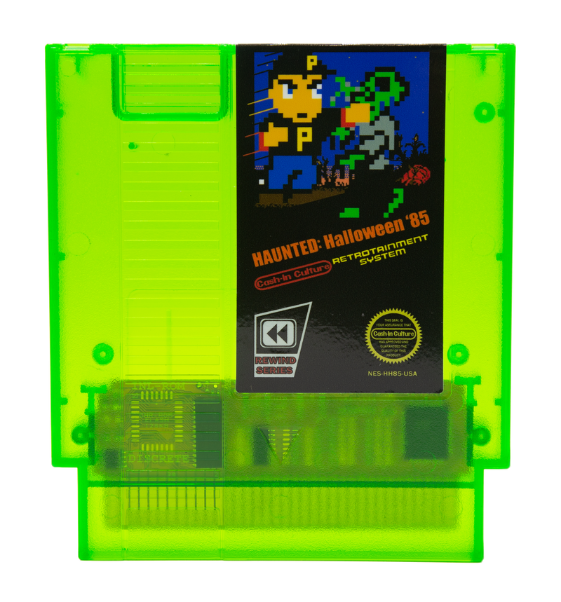 Haunted: Halloween '85 NES Game (Green Cartridge Complete in Box ...